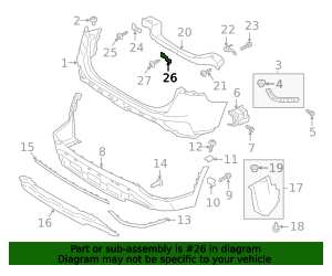 Genuine OEM Lower Bracket Part# 86636-S2500 Fits 2021-2023 Hyundai ...