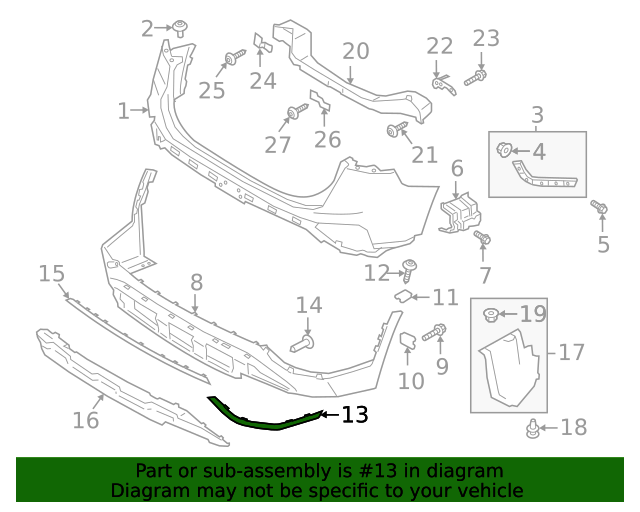 2021-2023 Hyundai Santa Fe Outer Molding 86694-S2600 | Hyundai OEM ...