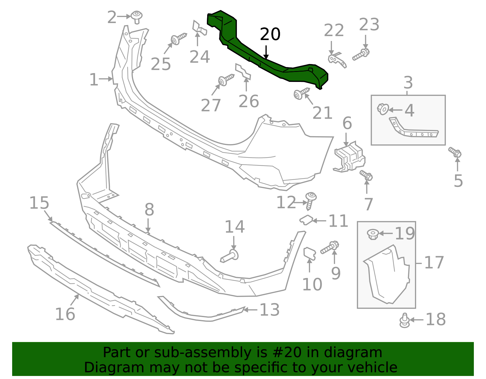 Hyundai - 86675-S2500 - Under Cover - 2021-2023 Hyundai Santa Fe | OEM ...