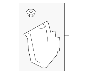 2021-2023 Hyundai Santa Fe Under Cover 86675-S2500 | HyundaiParts.Online