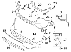 92409-S1510 - Reflector Panel - 2021-2023 Hyundai Santa Fe | hyundaiparts