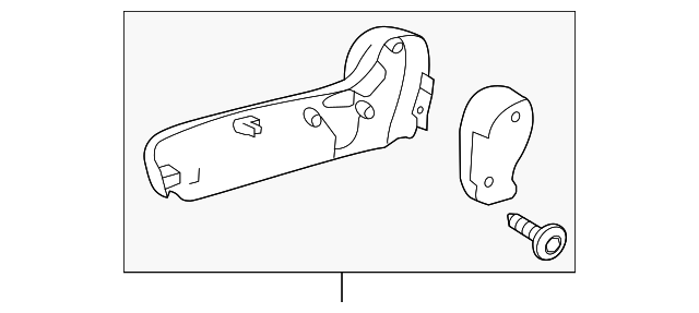 2012-2014 Toyota Camry Seat Frame Trim Panel 71811-06180-B0 | OEM Parts ...