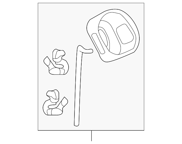 74480-TBG-A00 - Adapter Assembly Fuel Filler - 2016-2020 Honda Civic ...