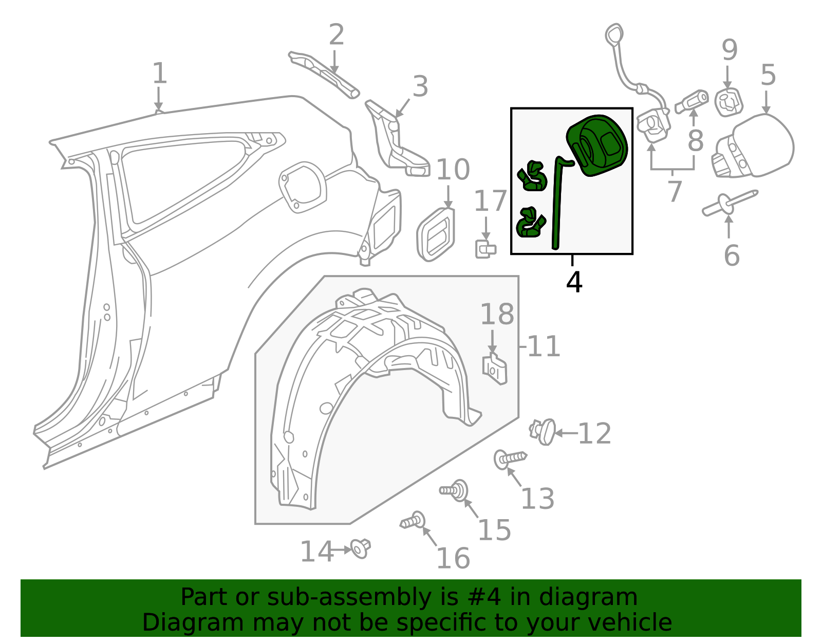 74480-TBG-A00 - 2016-2020 Honda Civic - Adapter Assembly Fuel Filler ...