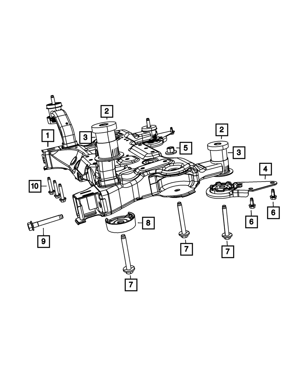 2011-2020 Mopar Isolator Mount Seat 5006581AA | Mopar eStore