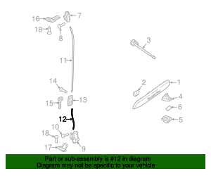 447-760-52-00 - Cable 2016-2020 Mercedes-Benz Metris | Mercedes-Benz ...