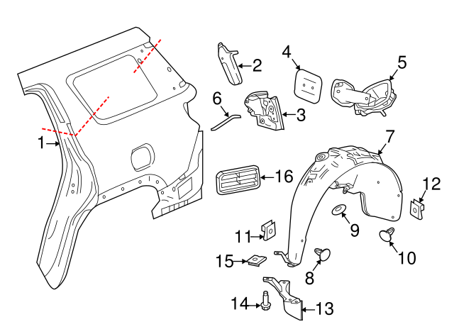 2002-2023 GM Multi-Purpose Nut 11546868 | GetOEMParts.com