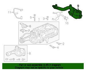 2014-2021 Jaguar Air Chamber Assembly C2Z30725 | OEM Parts Online