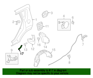 2012-2013 Kia Soul Stone Guard 84126-2K000 | OEM Parts Online