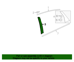2018-2022 Honda Accord Applique 72970-TVA-A02 | Honda Factory Parts
