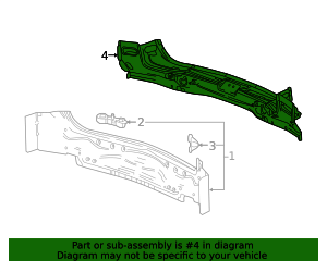 2019-2024 Chevrolet Blazer Back Body Opening Frame 84526328 GM ...