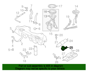 Genuine BMW 13-32-1-702-583 | Fuel Filter Bracket | FREE Shipping on ...