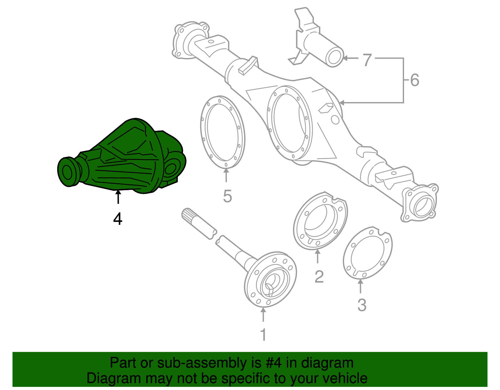 2005-2015 Toyota Differential Carrier 41110-34341 | Retail Performance ...