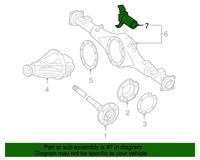 1995-2015 Toyota Tacoma Deflector 42139-35021 | Toyota Parts Center