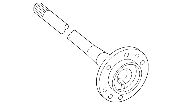 2005-2021 Toyota Tacoma Axle Shaft 42311-04082 | Toyota Parts Center
