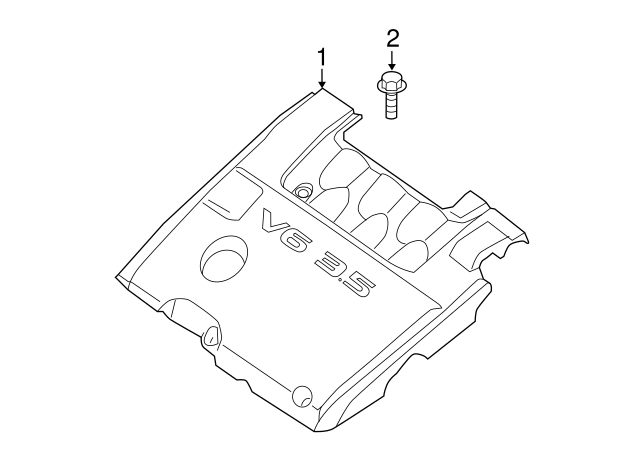 14041-3JA0A - Engine Cover 2013-2016 Infiniti | AutoNation Parts