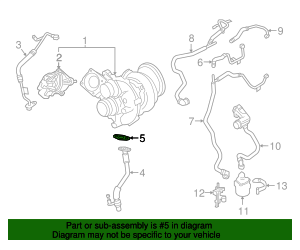 11428624158 - 2012-2021 BMW Oil Return Tube Gasket (11-42-8-624-158 ...