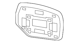 2018-2021 Subaru Mirror Glass - Driver's Side (LH) 91039FL110 ...