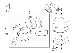 2017-2021 Subaru Signal Lamp - Driver's Side (LH) 84401FL010 ...