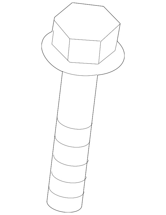 2010-2021 Nissan Headlamp Assembly Mount Bolt 01121-N6051 | OEM Parts ...