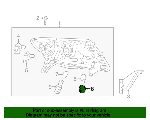Socket - Nissan (26253-9B90A) | TascaParts.com