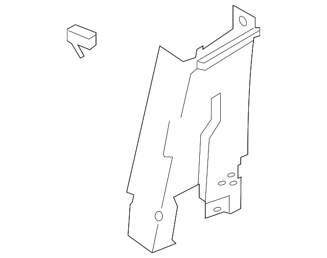 M2DZ-9831012-AB - Pillar Trim 2021-2023 Ford Bronco | Ford Parts Direct