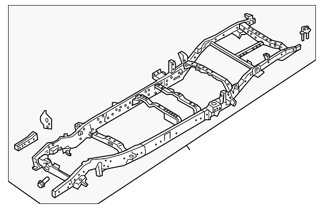 2017-2019 Nissan Titan Frame Assembly 50100-EZ23A | TascaParts.com