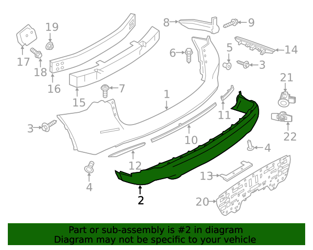 2015-2020 Nissan Murano Lower Cover 850B2-9UF0B | TascaParts.com