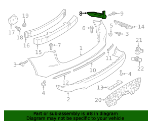 2015-2023 Nissan Murano Side Bracket 85227-5AA2A | OEM Parts Online