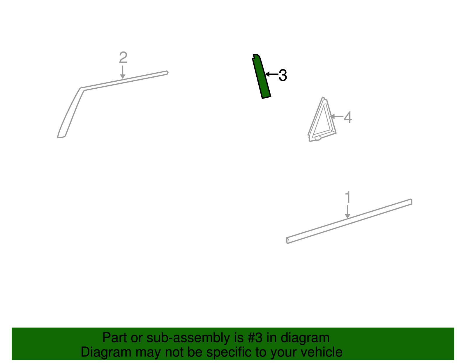 2009-2013 Toyota Matrix Black Out Tape 75926-02030 | Toyota Parts Center