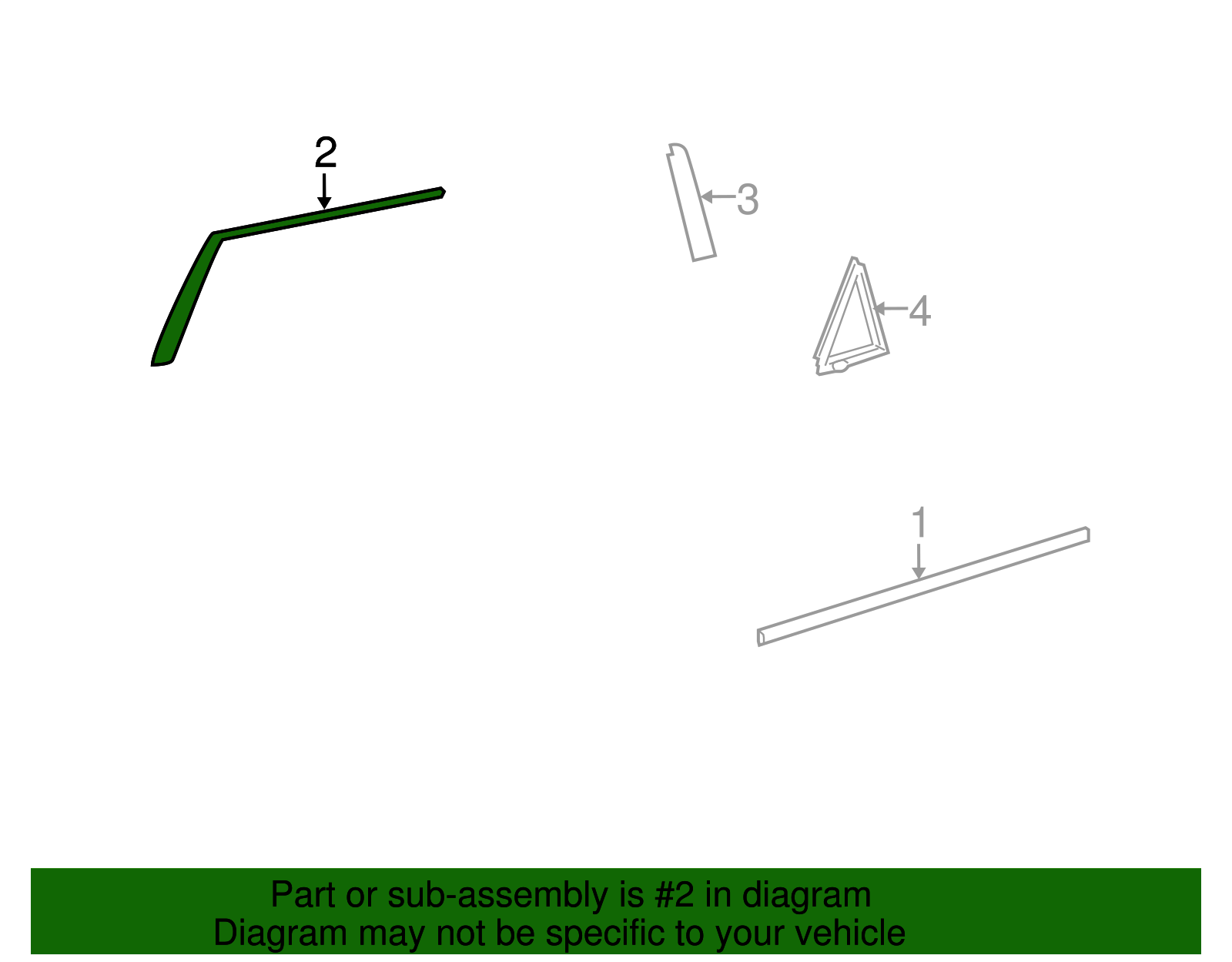 2009-2010 Toyota Matrix Black Out Tape 75923-02130 | OEM Vehicle Parts