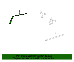 2009-2010 Toyota Matrix Black Out Tape 75923-02130 | OEM Vehicle Parts