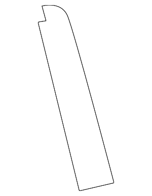 2009-2013 Toyota Matrix Black Out Tape 75926-02030 | Toyota Parts Center