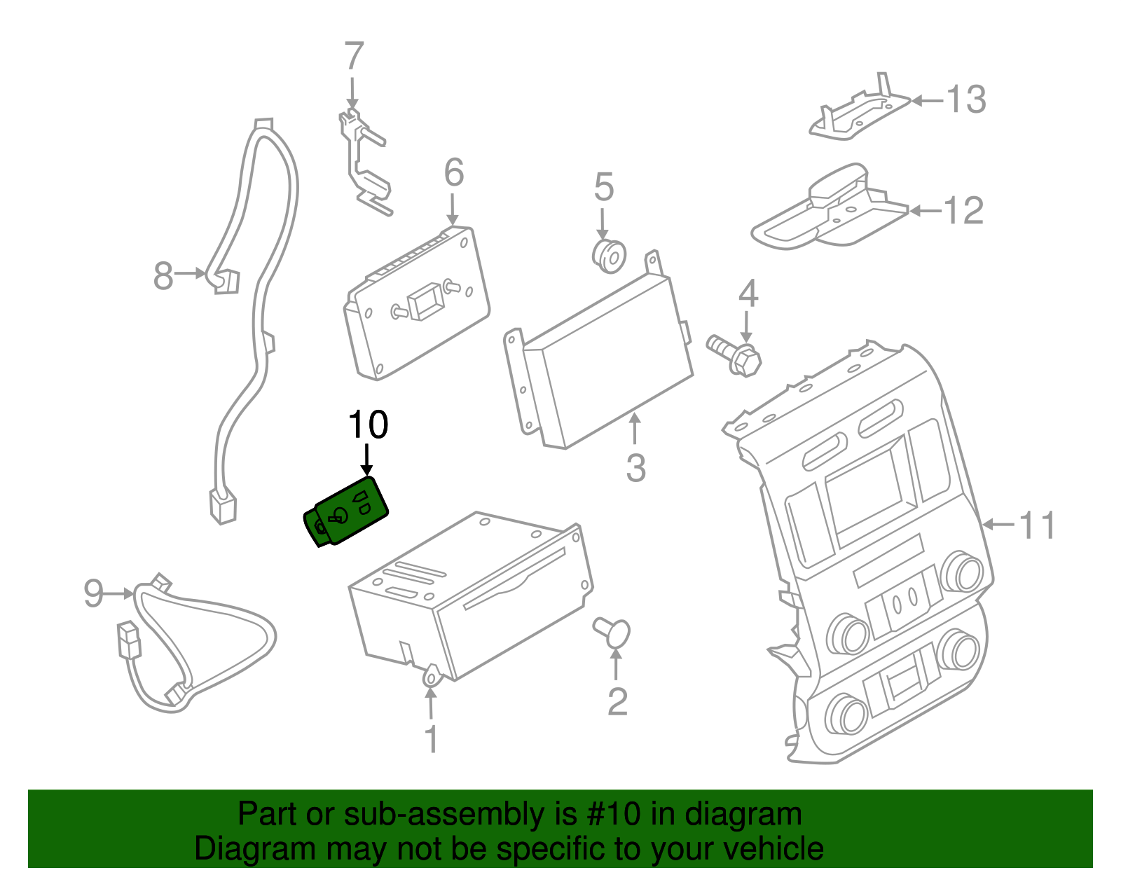 2017-2022 Ford Infotainment Display Control Module HC3Z-19A387-H | Ford ...