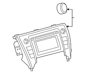 2015 Toyota Camry Receiver 86804-06100 | Toyota Parts Center