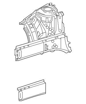 246-620-20-00 - Apron/Rail Assembly 2014-2020 Mercedes-Benz | Mercedes ...