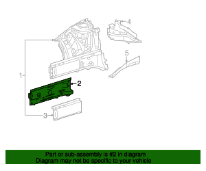 246-620-21-34 - Outer Rail - 2014-2020 Mercedes-Benz | BuyMercedesPartsNow
