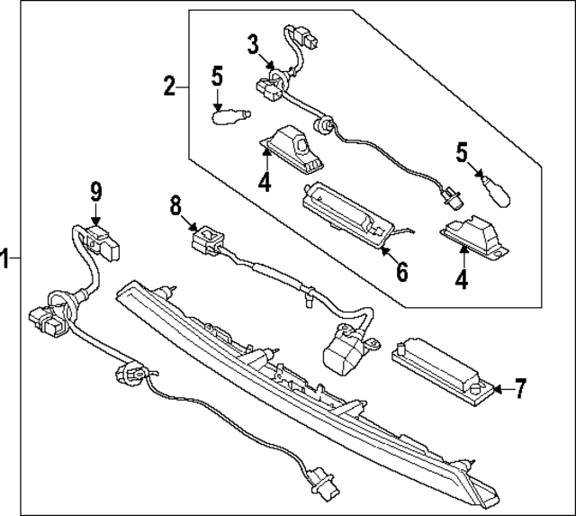 92409-M7700 - License Lmp Assembly 2022-2024 Kia Forte | Kia.Parts Store