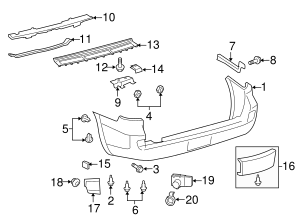 52169-60908 - Lower Cover 2013-2015 Lexus LX570 | Longo Lexus Parts