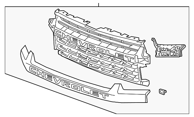 2020-2023 Chevrolet Silverado 2500 HD Front Grille 84682591 GM ...