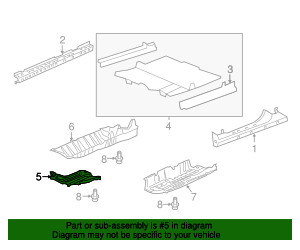 74620-T0A-A00 - Cover Assembly Front Floor (Lower) - 2012-2016 Honda CR ...