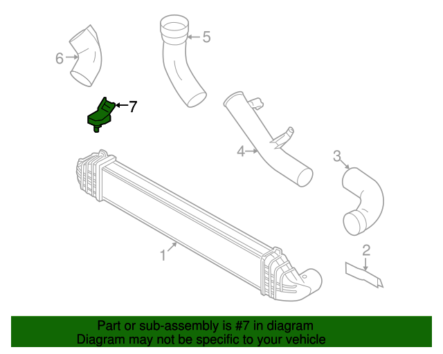 2004-2016 Volvo Pressure Sensor 31355463 | Genuine Volvo Replacement Parts