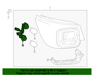 20942279 - Brake Lamp Wiring Harness 2013-2016 Chevrolet | GM Wholesale ...