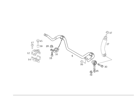 Torsion Bar, Front for 2003 Mercedes-Benz S 55 AMG® | Mercedes-Benz USA ...