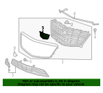 2017-2024 Cadillac Emblem 84683024 GM | GMPartsDirect.com