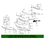 2010-2013 Buick LaCrosse Passenger Side Front Bumper Fascia Bracket ...