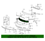 2010-2013 Buick LaCrosse Front Bumper Fascia Energy Absorber 20925294 ...