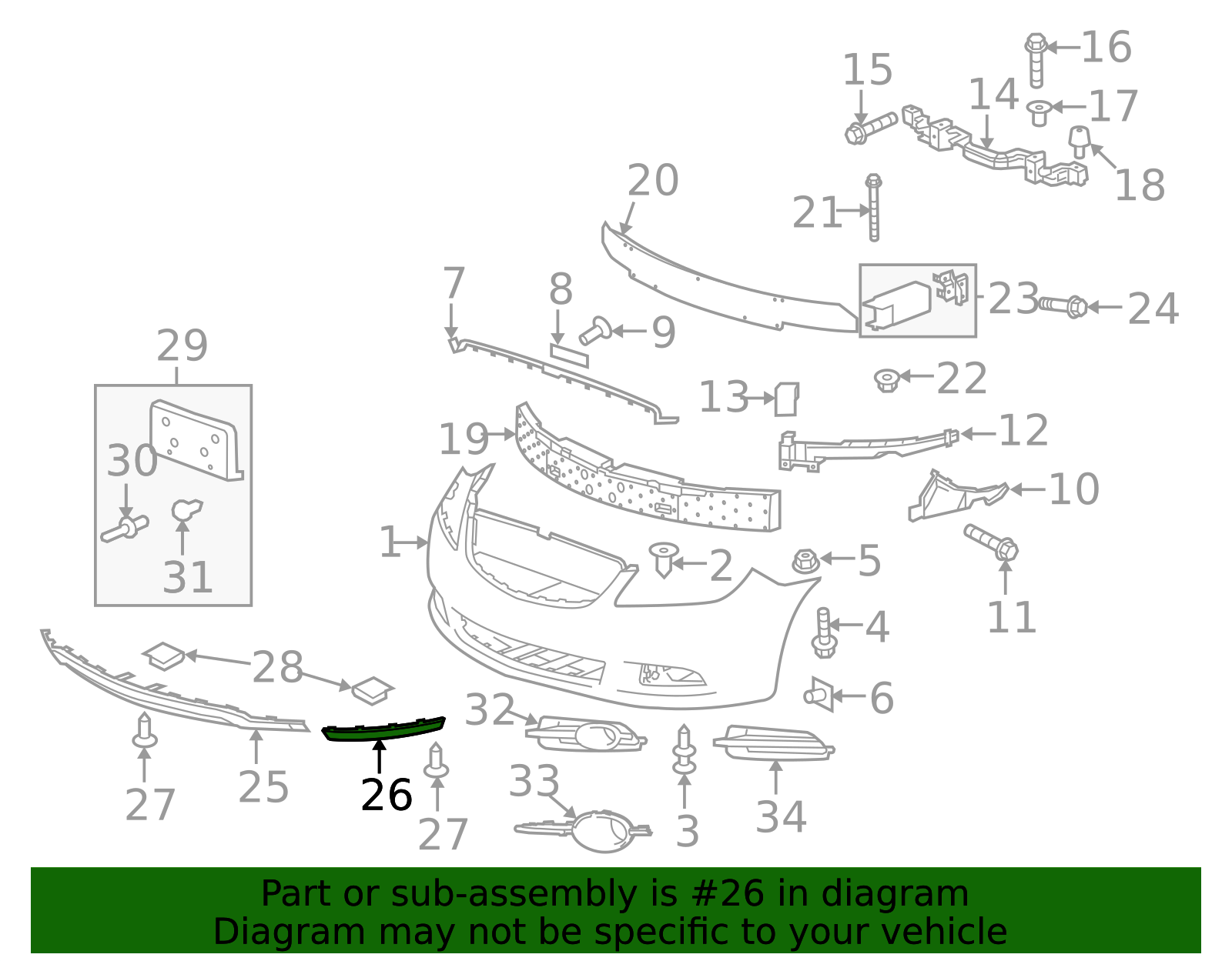 25782872 - OEM GM Air Deflector | GMPartsCenter.net | GM Parts Center