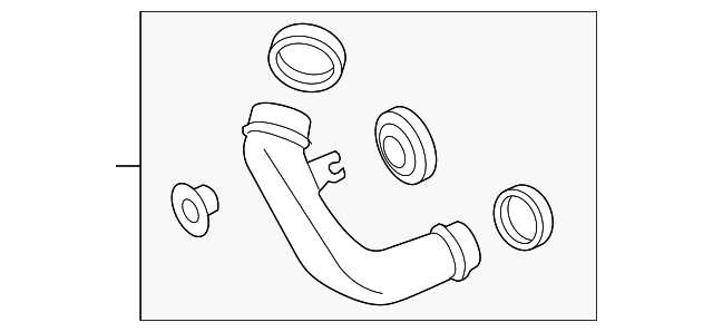 13718614548 - 2014-2019 BMW Lower Duct (13-71-8-614-548) | BMW of South ...