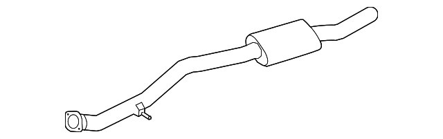 Genuine BMW 18-30-7-600-488 | Center Muffler | FREE Shipping on Most ...